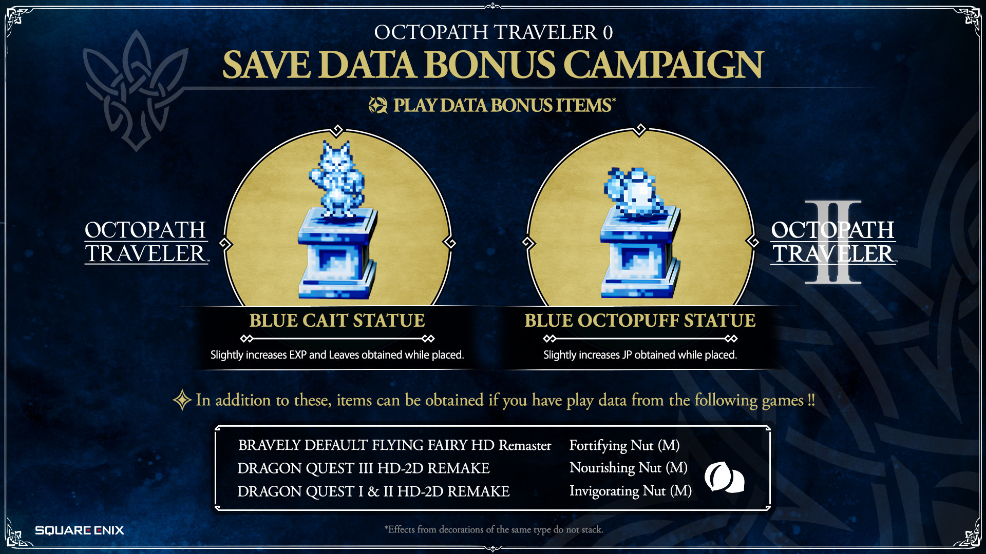 OCTOPATH TRAVELER 0 【Save Data Bonus Campaign】 | SQUARE ENIX | ASIA ...